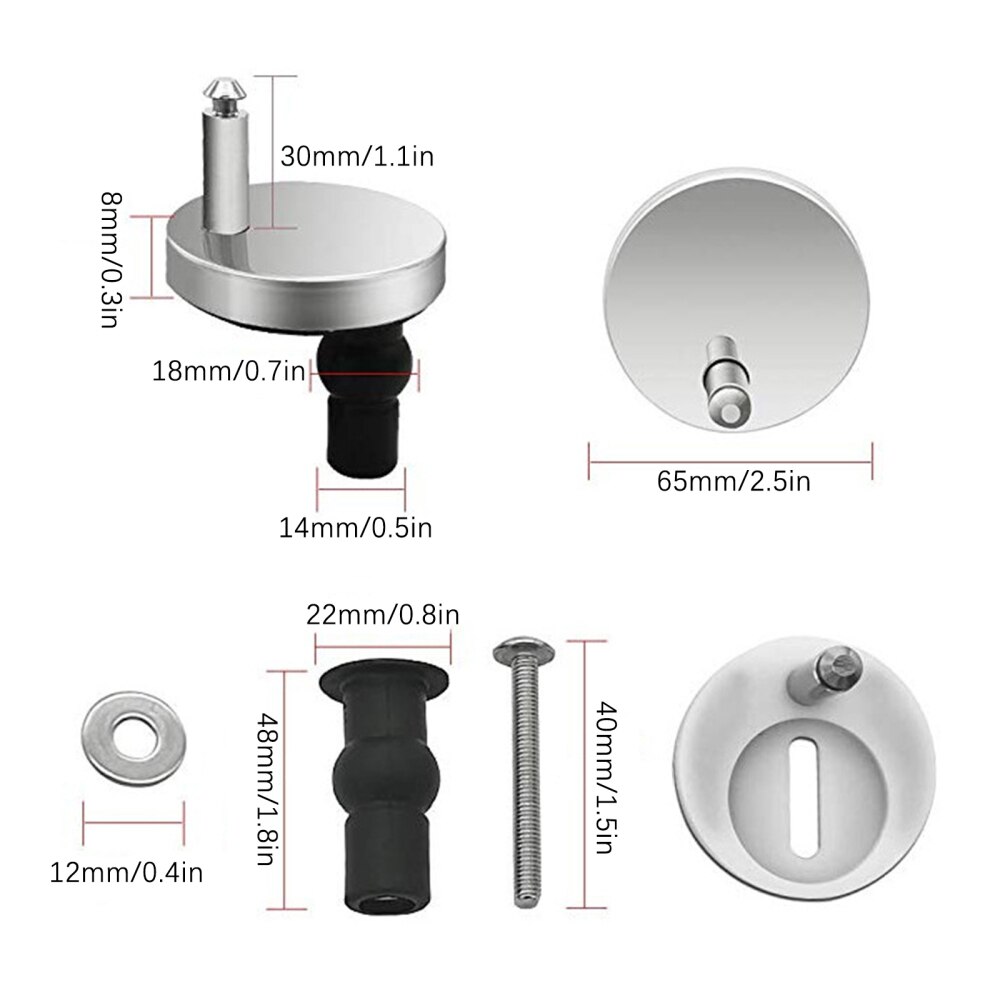 Hinges Mountings Repair Kit Bolts Parts Screw Fitt... – Grandado