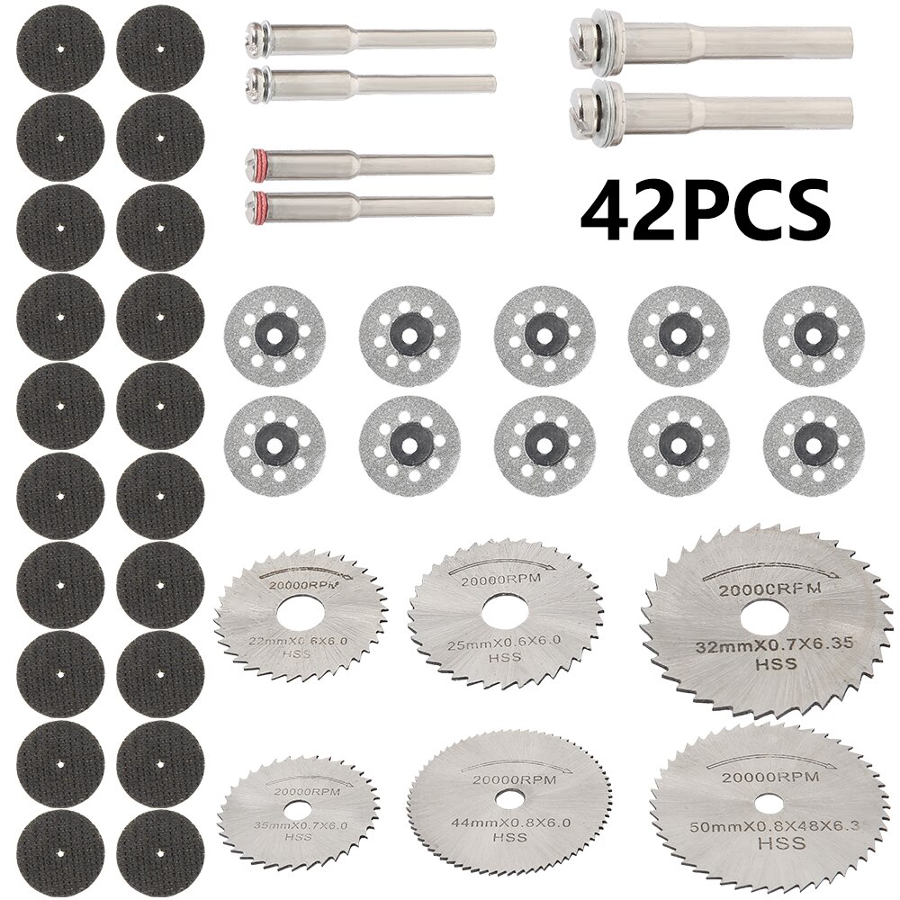 42pcs HSS Mini Circular Saw Blade Set Resin Cut-Of... – Grandado