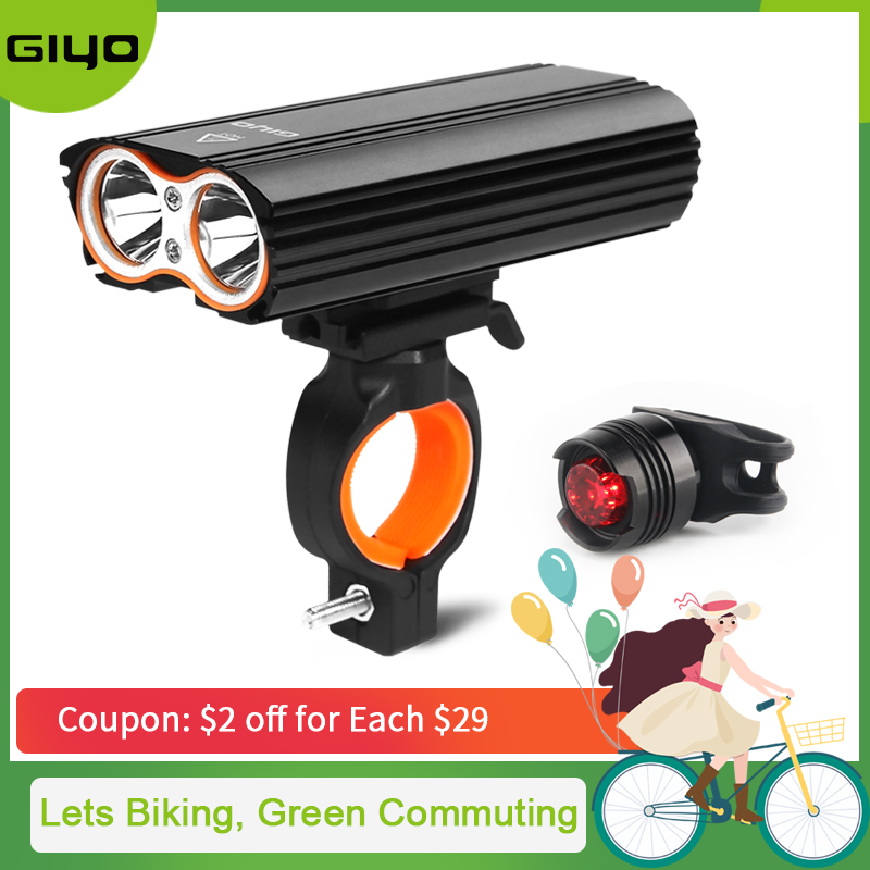 Giyo 2400LM Fiets Licht Fiets Front Light Led Usb ... – Vicedeal