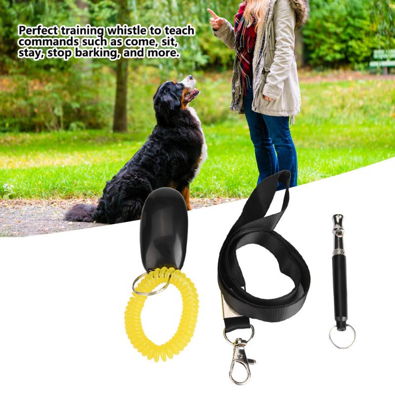 3pcs Ultrasonic Dog Training Whistle + Pet Trainin... – Vicedeal