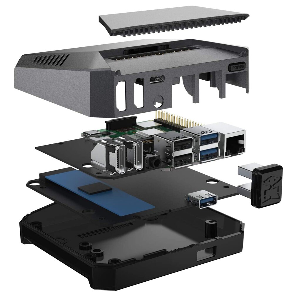 Argon ONE – boîtier en aluminium M.2 avec SSD SATA... – Grandado