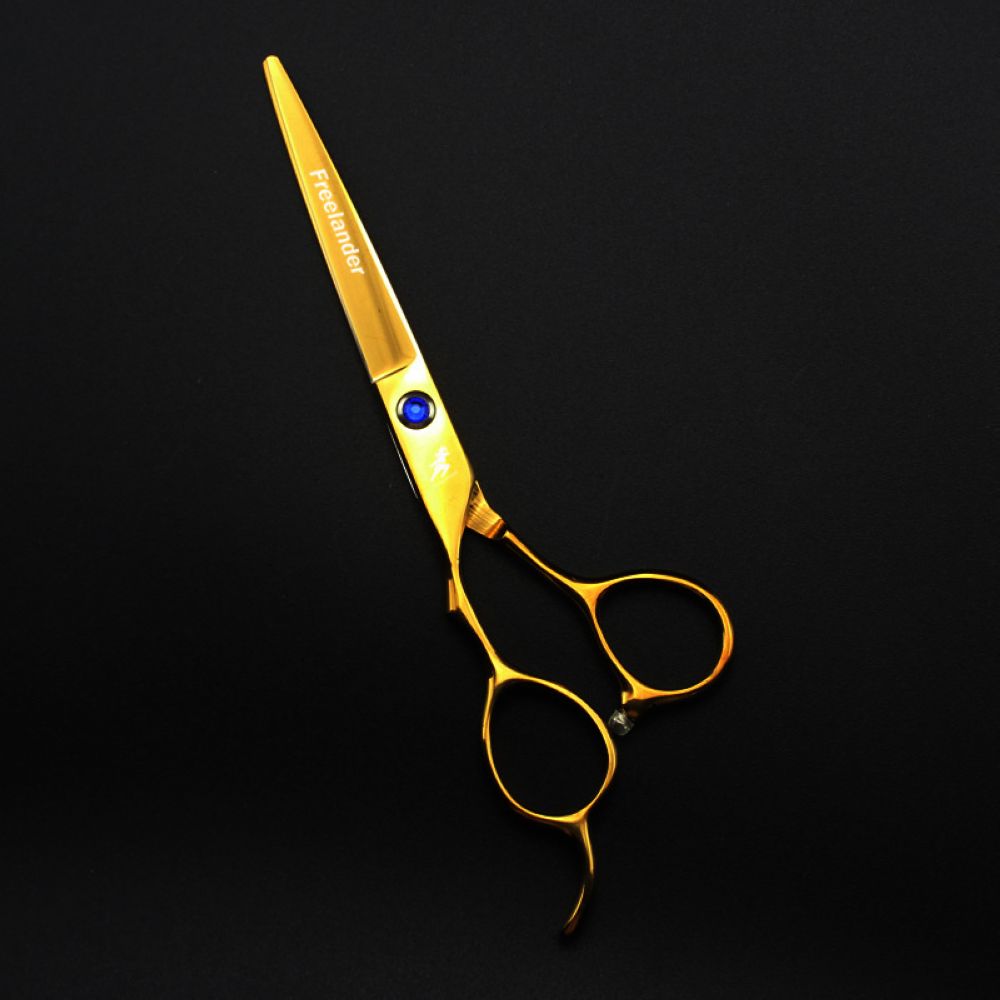 Freelander Salon Left Hand Gold Hair Scissors Set ... – Grandado