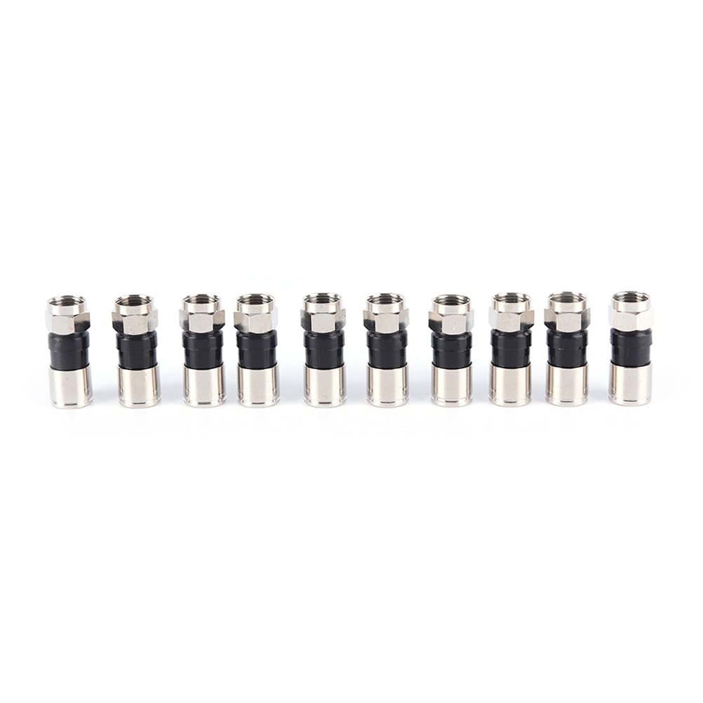 ZLinKJ 10pcs RG6 F Type Compression 2.7cm Snap Sea... – Grandado