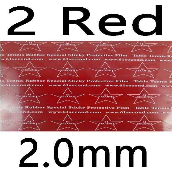 2 pieces 61second THUNDER LM Training rubber Pips ... – Grandado