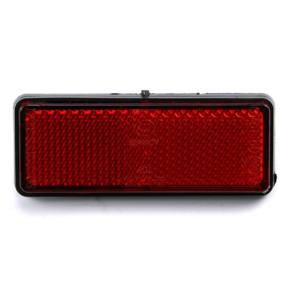 Red Rectangle Brake Reflector Caution Warning Plat... – Vicedeal