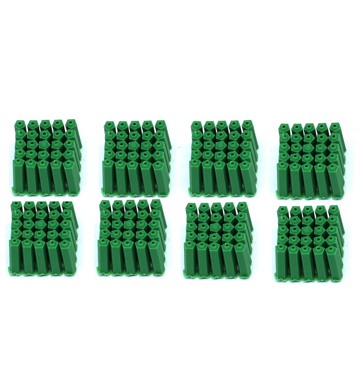 Green screw M6 rubber plug, wall rubber pellets, p... – Grandado