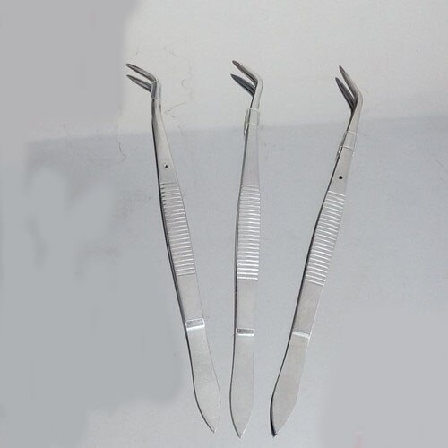 Stainless steel elbow forceps Single and double be... – Grandado