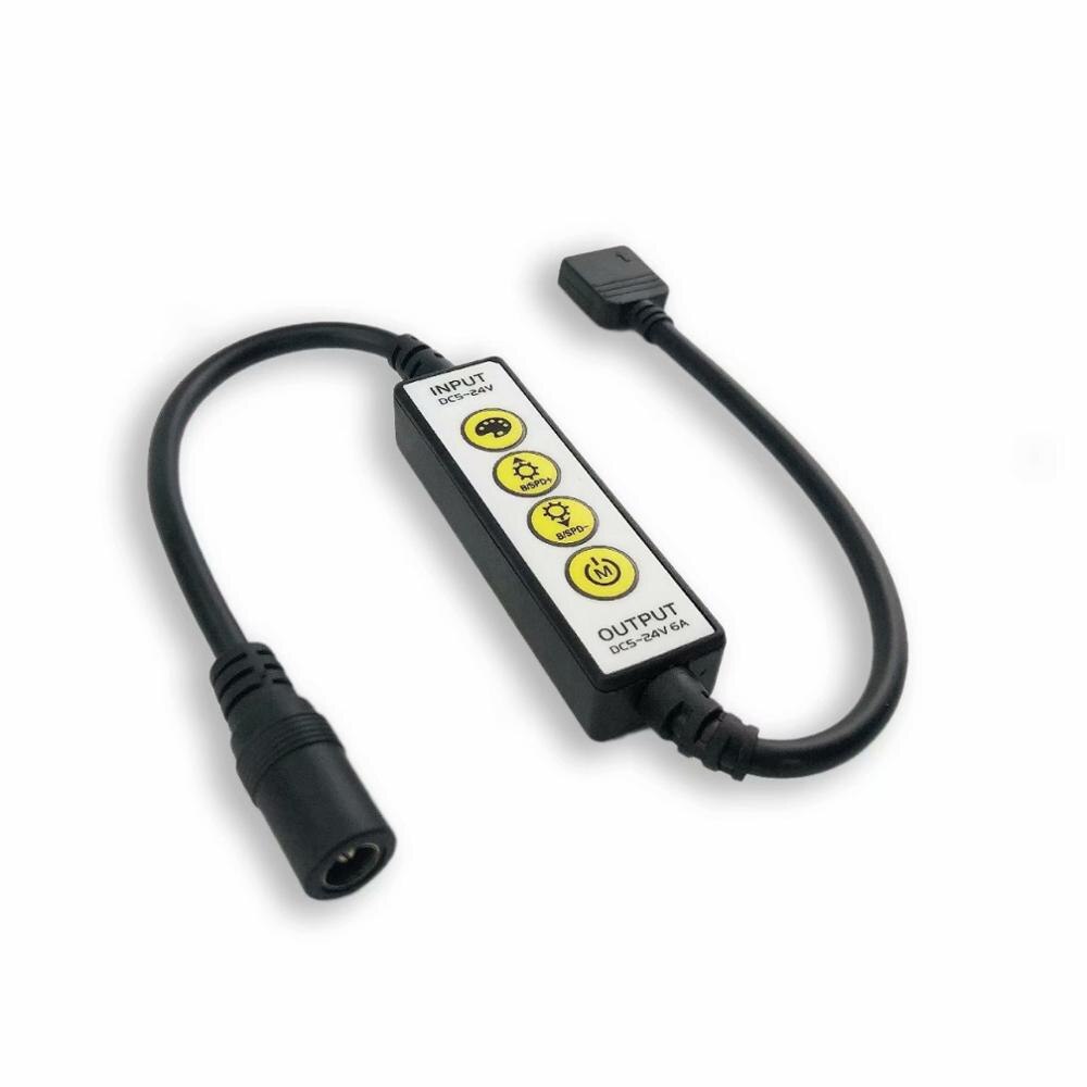 Mini led controller 5-24v enkelt farve rgb rgbw le... – Vicedeal