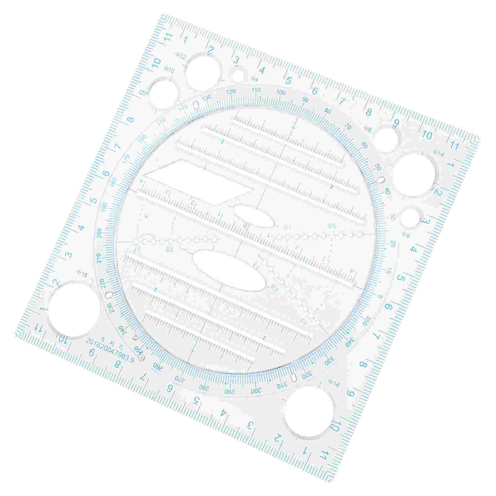 Students Geometric Drawing Ruler Multifunctional R... – Grandado