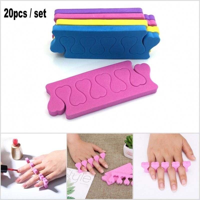 50 piece soft toe finger separator sponge foam fin... – Grandado