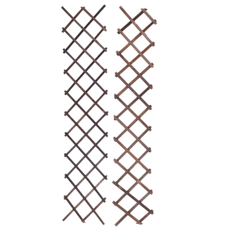 Expanding Wooden Garden Wall Fence Panel Plant Cli... – Grandado