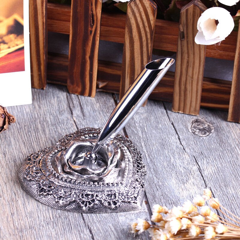 Office Pen Stand Continental retro dip quill Fount... – Grandado