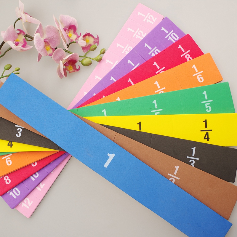 51Pcs Magnetic Rainbow Fraction Tiles Early Educat... – Grandado