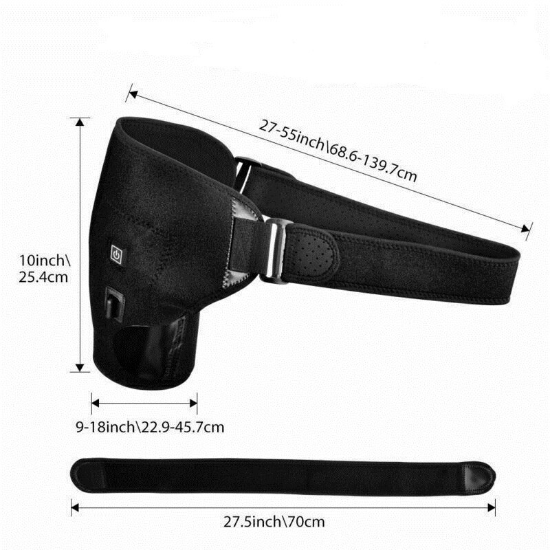 Heat Therapy Shoulder Brace Adjustable Shoulder He... – Grandado