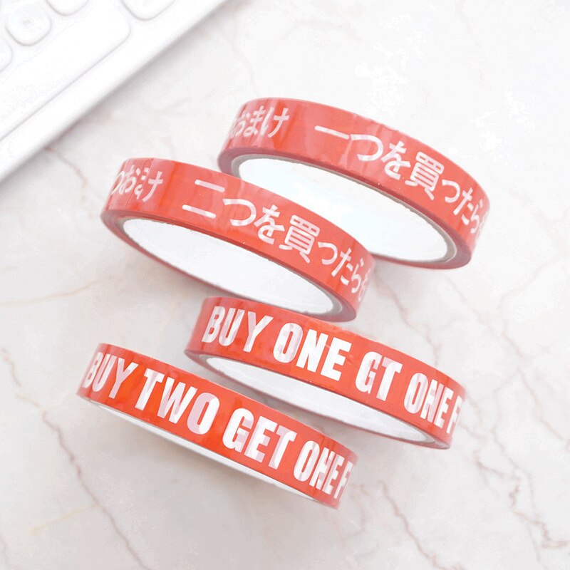 1/Roll 18mm*25m Warning Tape Sticker English/Japan... – Grandado