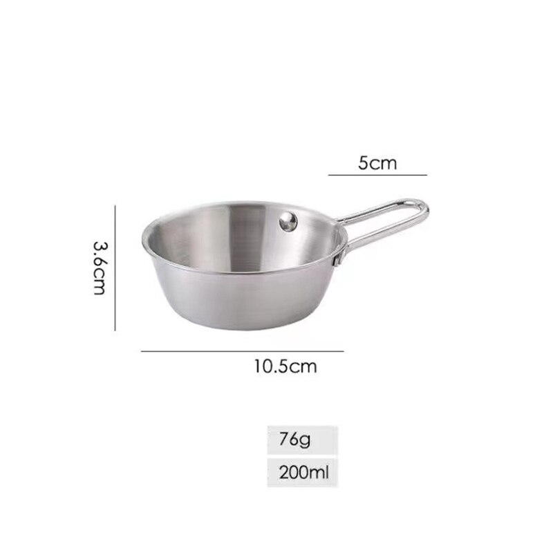 304 Stainless Steel Korean Rice Wine Bowl Rice Bow... – Grandado