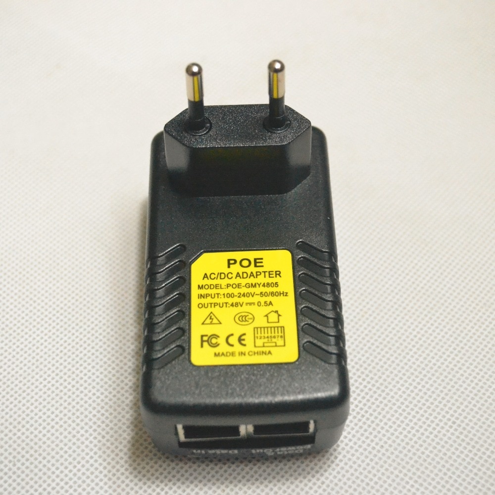 POE Injector 48V 0.5A poe power adapter injector f... – Grandado