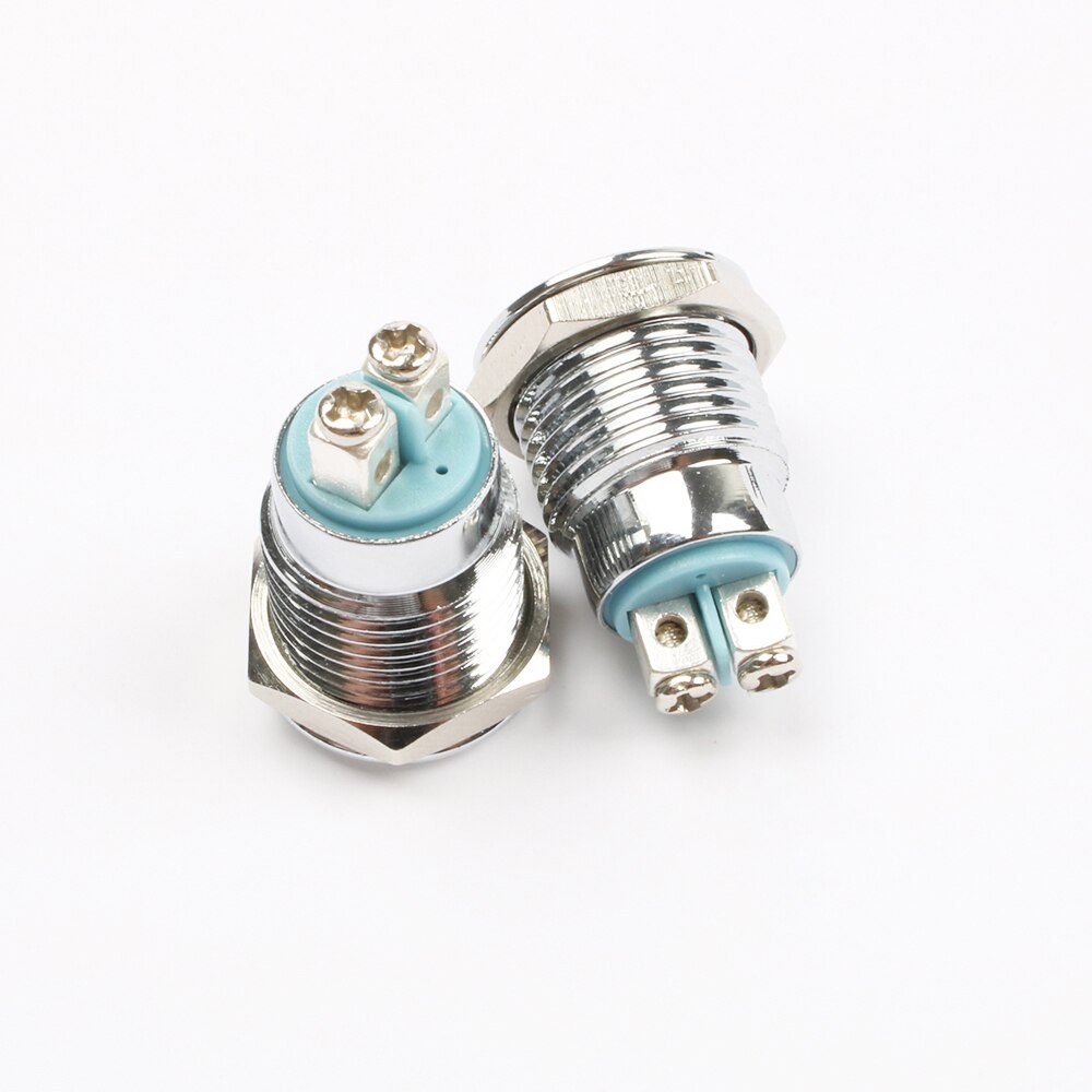 LED Metal Indicator light Flat 12mm waterproof Sig... – Grandado