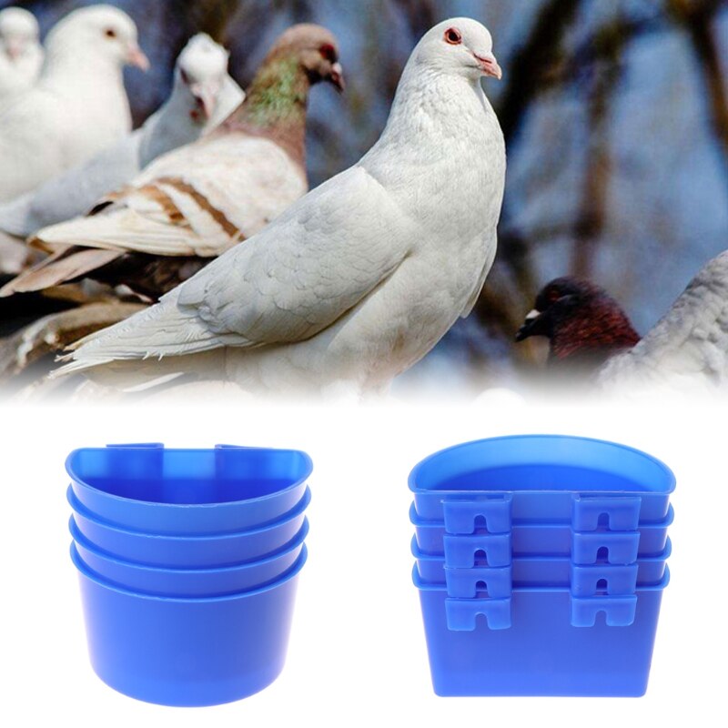 4pcs Pigeon Feeder Water Food Feeding Birds Parrot... – Grandado