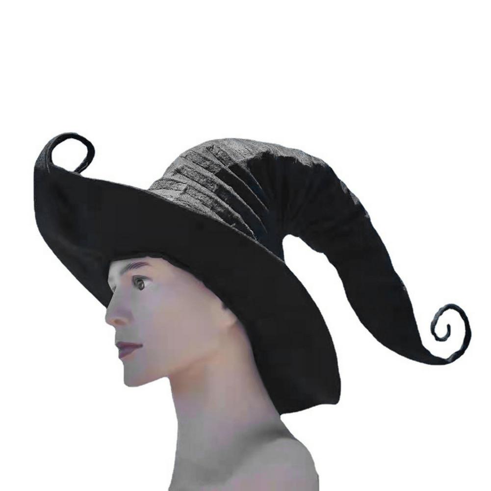 Halloween Witch Hat Costume Props Adult Womens Bla... – Grandado
