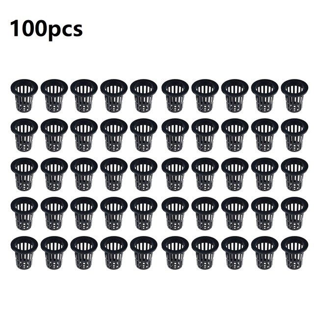 20/50/100pcs Vegetable Net Cup Slotted Mesh Soille... – Grandado