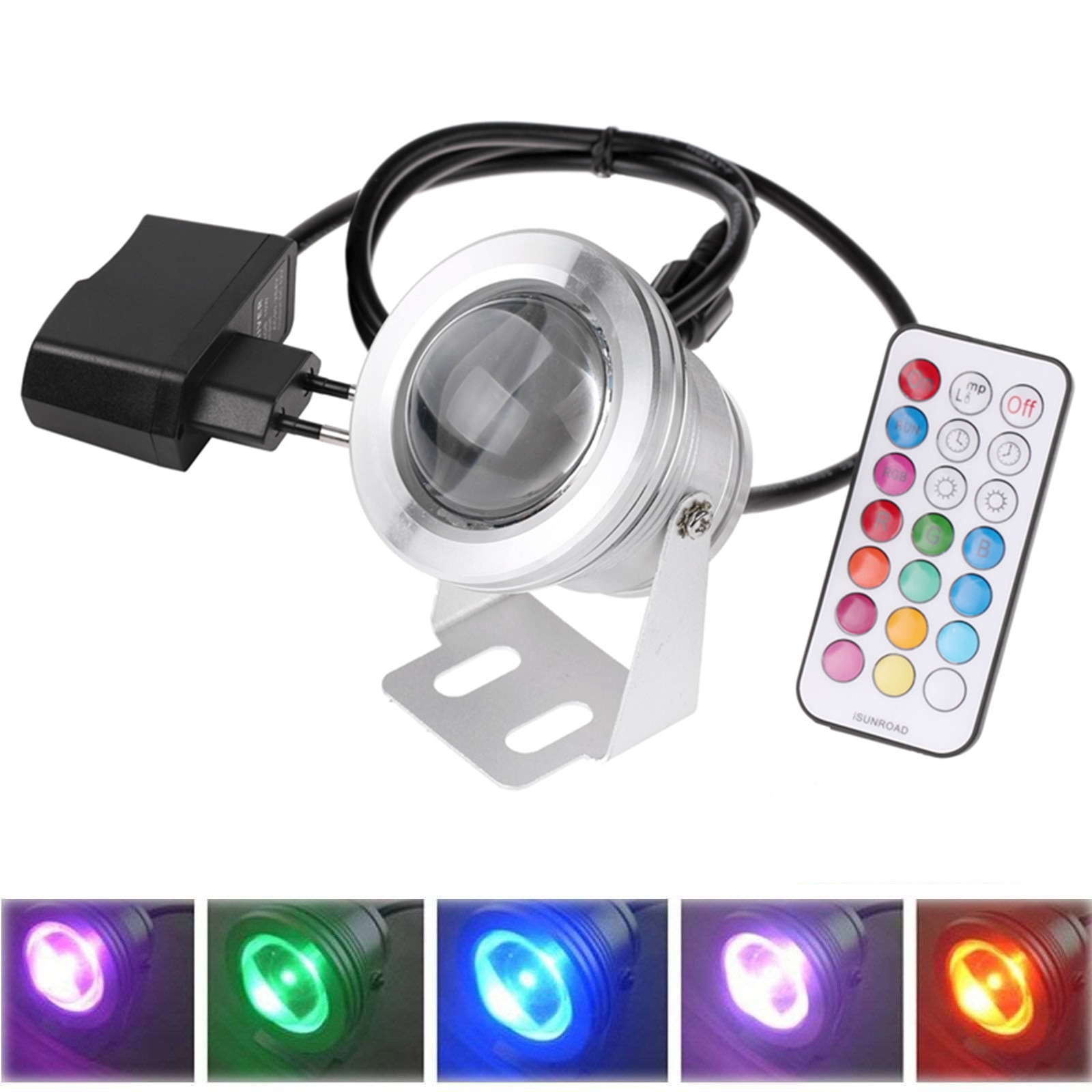 Ip67 10w rgb led-ljus trädgårdsfontän pool damm sp... – Grandado