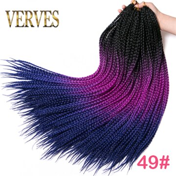 VERVES Crochet braids 7 pack 24 inch box braid 22 ... – Grandado