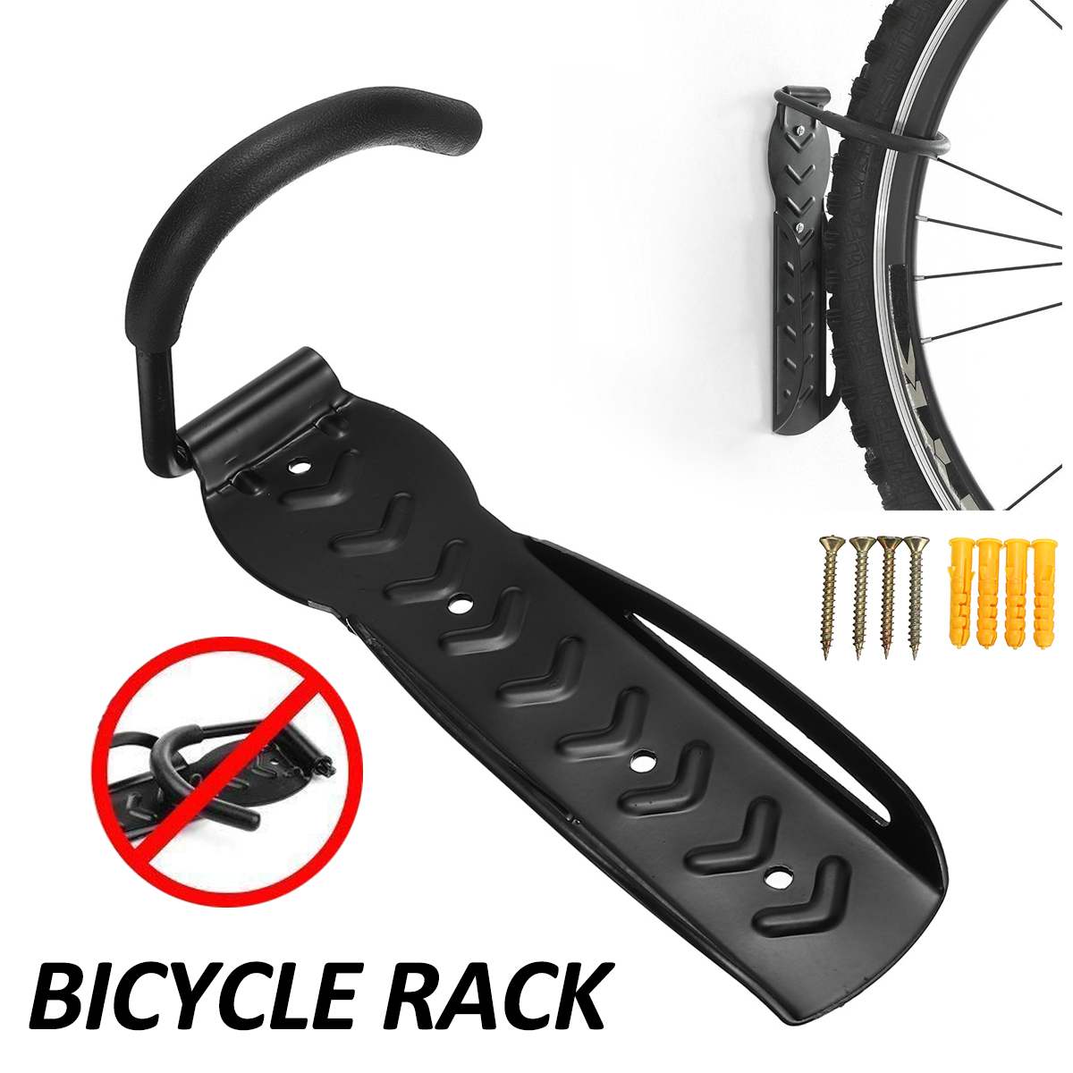 30kg Bicycle Wall Mount For Hanging Bike Holder Br... – Grandado