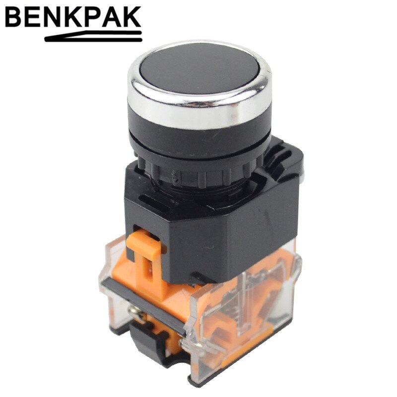 22mm self locking push button switch 1NO+1NC – Grandado