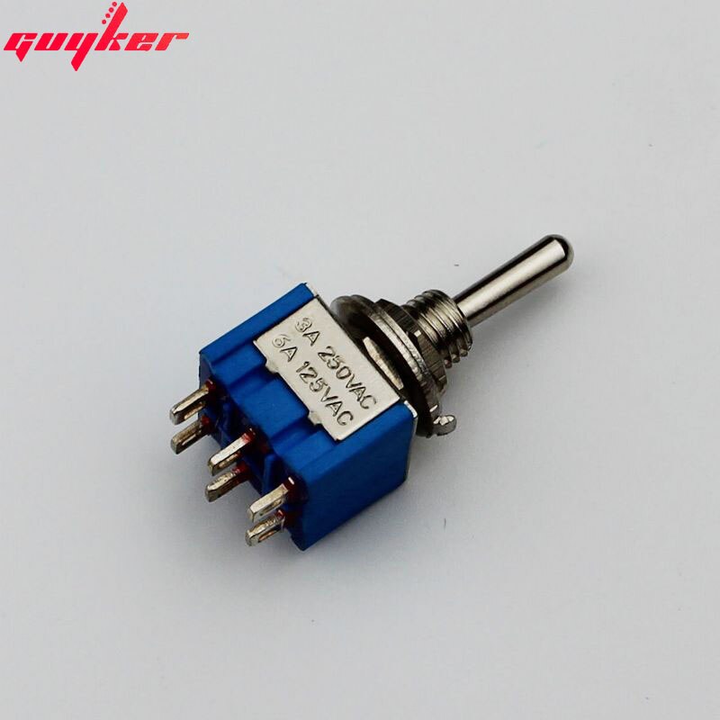 Guitar Mini Toggle Switch 3 Position ON/NO/ON 6 PI... – Grandado