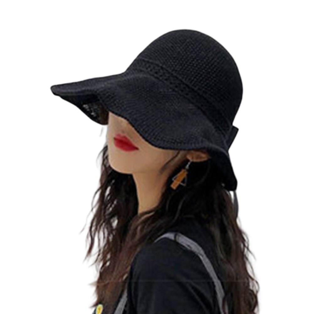 Women Girl Straw Hat Summer Cap Hand-Made Folding ... – Grandado