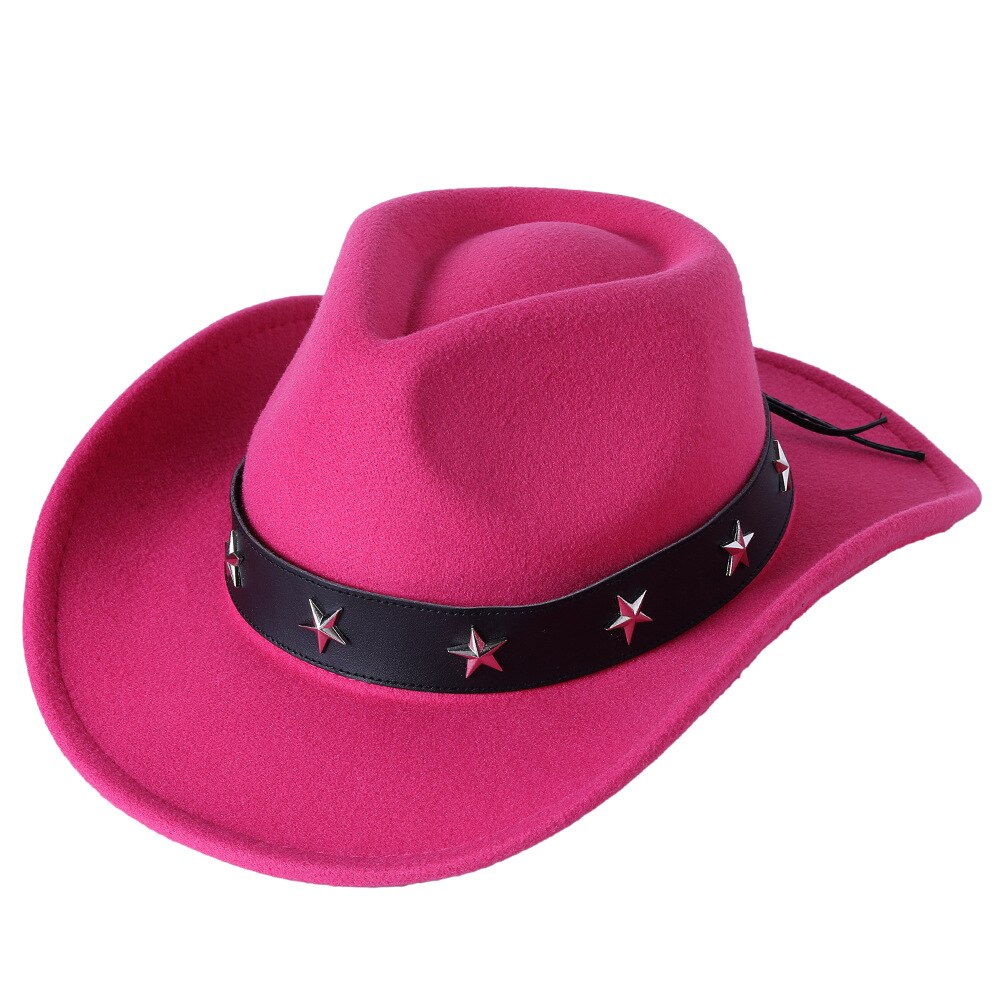 Vintage Womem Men Western Cowboy Hat With Wide Bri... – Vicedeal