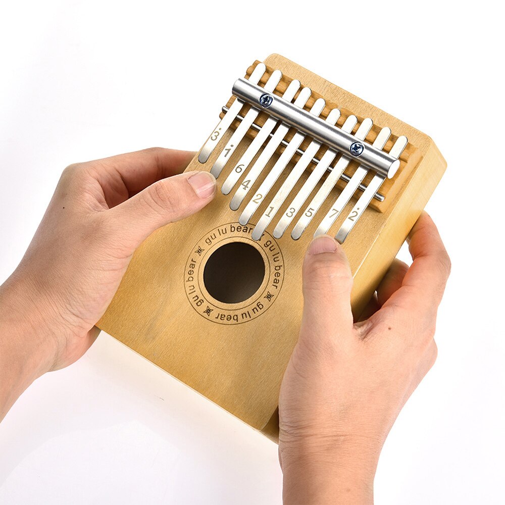 Portable 10 Key Thumb Piano High Wood Mahogany Bod... – Vicedeal