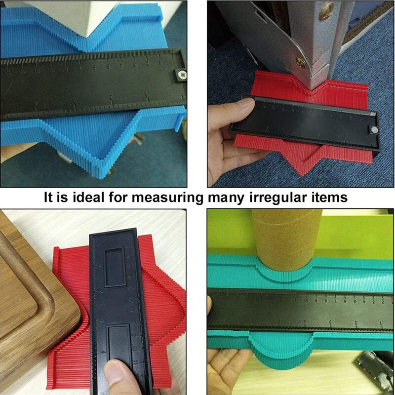 -3 Pcs Plastic Contour Gauge Duplicator 5 Inch 6 I... – Grandado