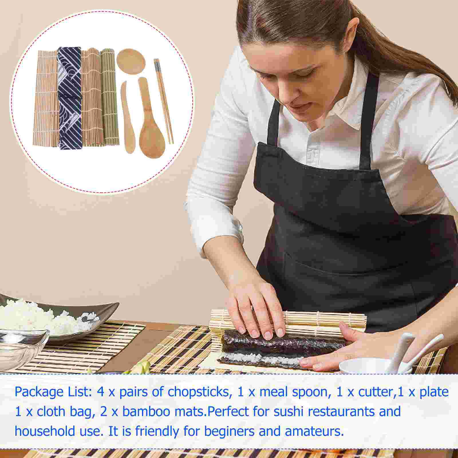 1 Set Portable Sushi Maker Kit Sushi Making Tools ... – Grandado