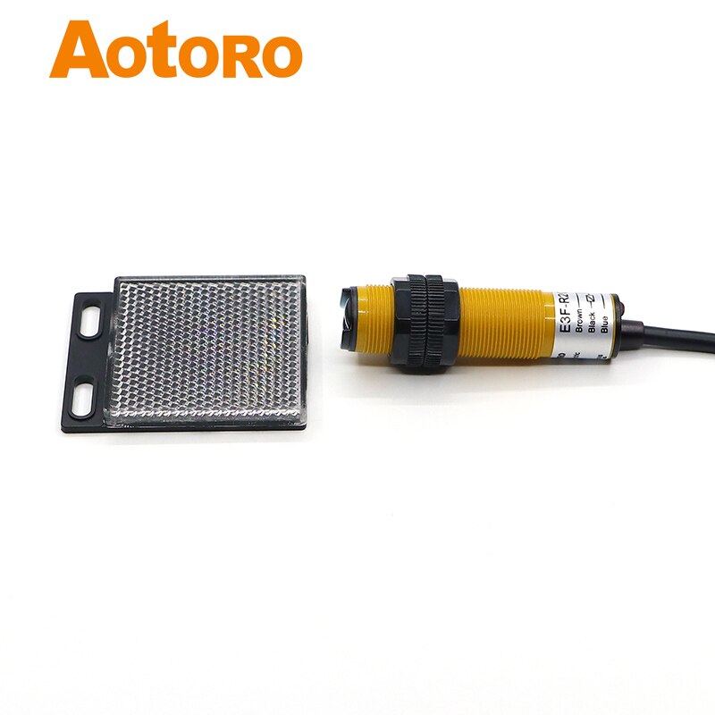 photoelectric sensor E3F-R2C1 with reflector plast... – Grandado