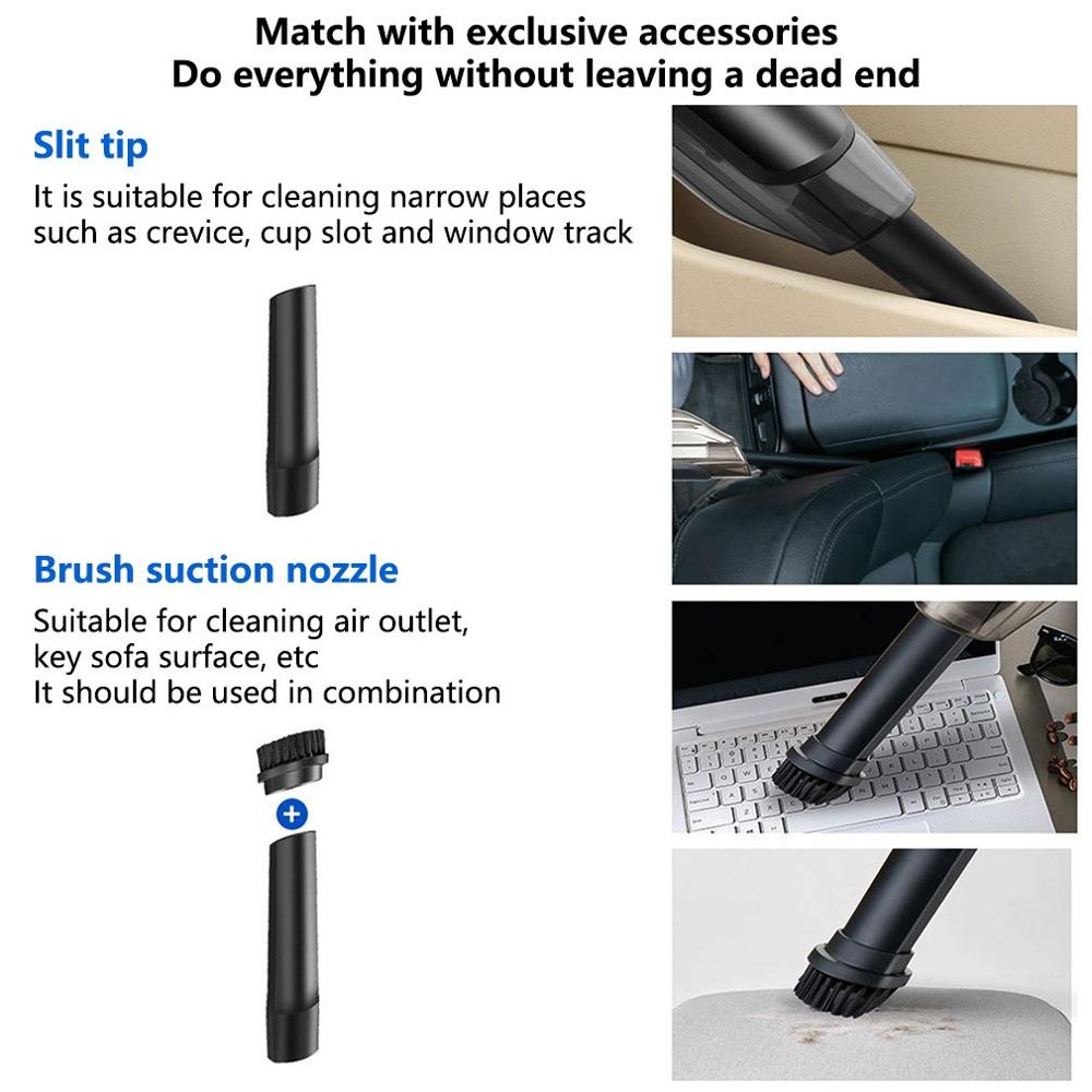 Handheld Wireless Vacuum Powerful Cyclone Suction ... – Grandado