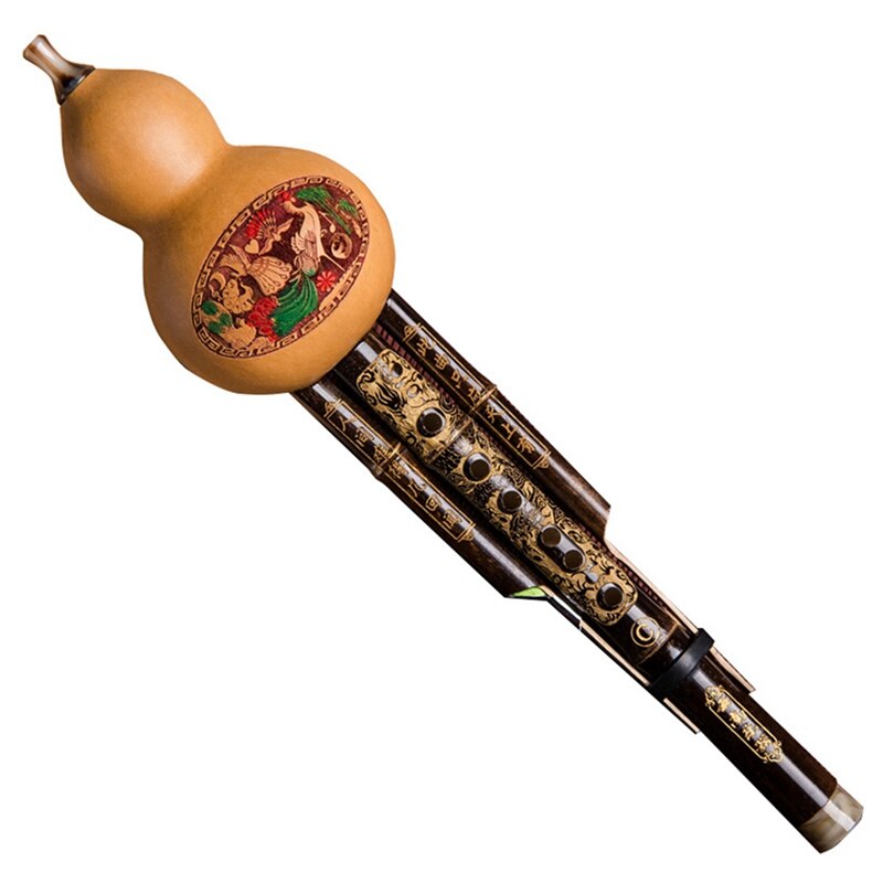 Handmade Hulusi Black Bamboo Gourd Cucurbit Flute ... – Vicedeal