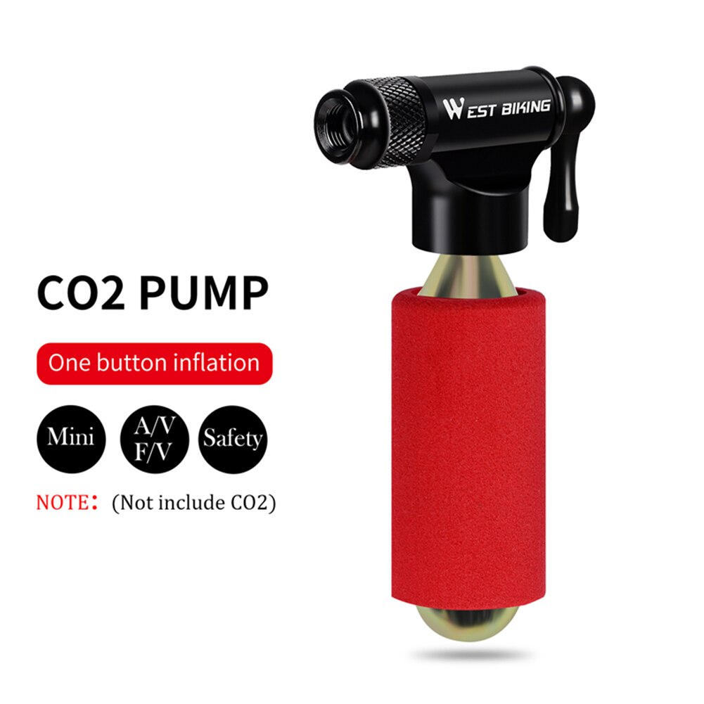 Portable Pistolet CO2 Mini Bicycle Air Pump Alumin... – Grandado