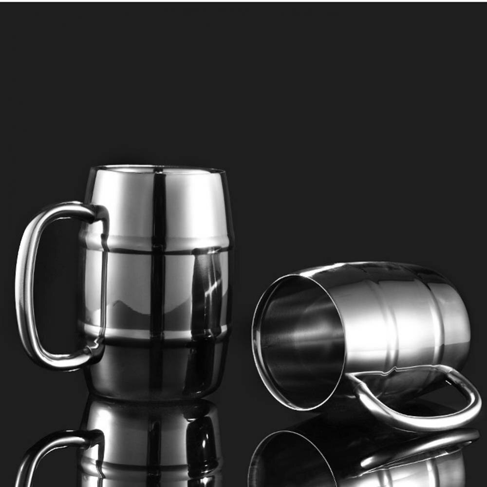 Double Wall Stainless Steel Coffee Mug Portable Te... – Vicedeal