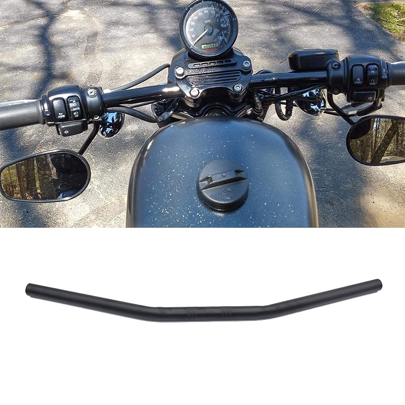 1 inch Motorcycle Handlebar 25mm Black Drag Straig... – Grandado