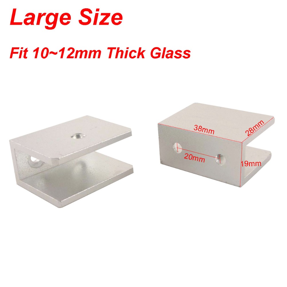 4pcs Cabinet Glass Clamp Aluminum Alloy Glass Shel... – Grandado