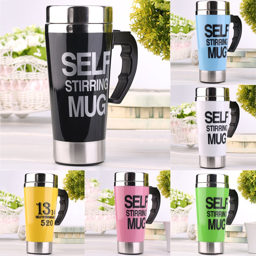 350ml Stainless Steel Self Stirring Mug Auto Mixin... – Vicedeal