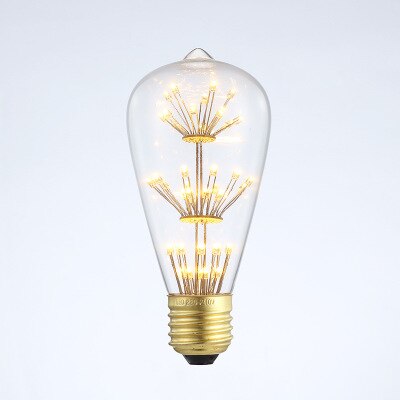Modern minimalist LED warm yellow retro light bulb... – Grandado