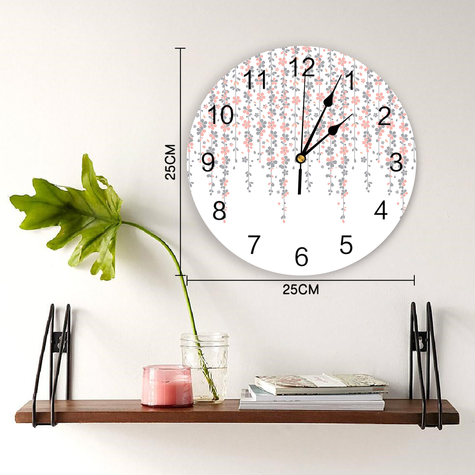 Cherry Blossoms Dangling Flowers Spring PVC Wall C... – Grandado