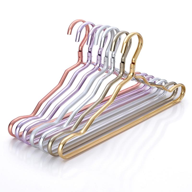 Clothing Hanger Set Space Aluminum Alloy Metal Ant... – Grandado