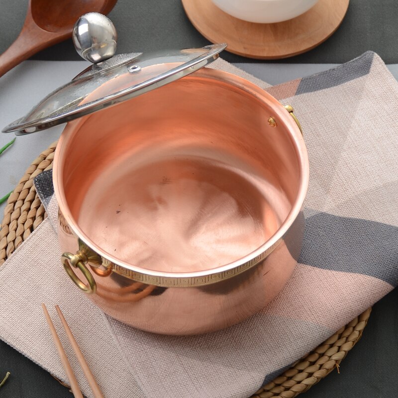 Pure copper thickened restaurant single pot one pe... – Grandado