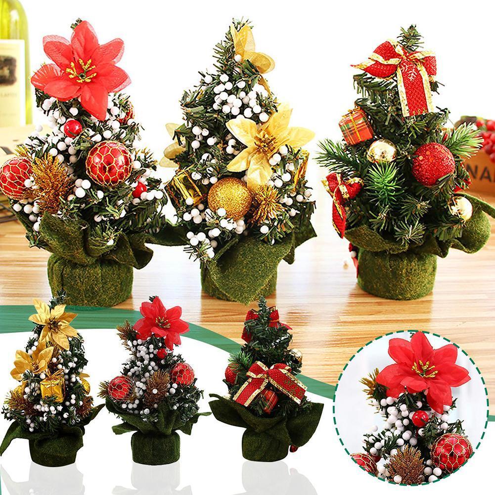 Kerst 20Cm Multicolor Kerstboom Rode Kerst Desktop... – Vicedeal