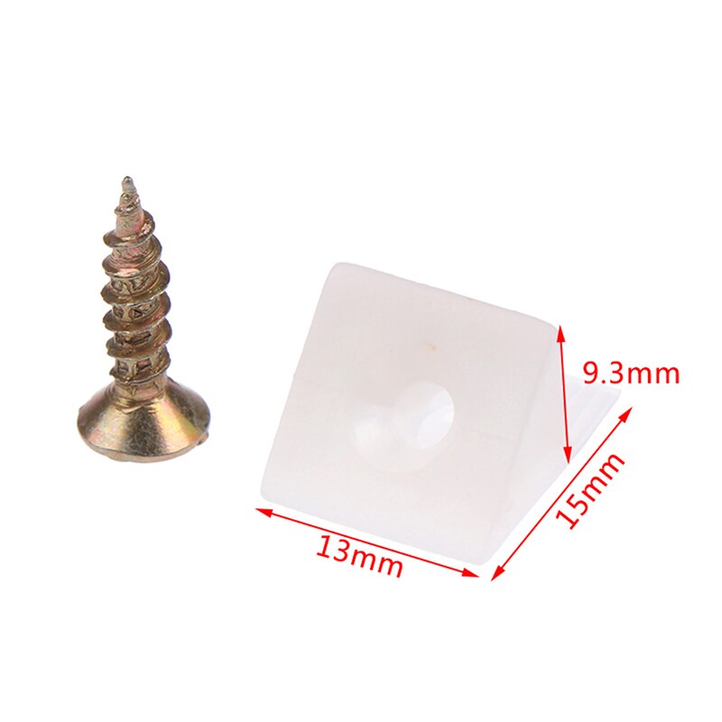 20Pcs/Lot 45 Degree Angle Plastic Corner Bracket B... – Vicedeal