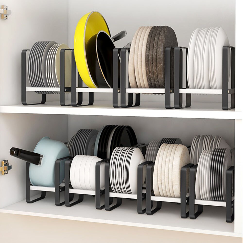 Kitchen Cabinet Storage Shelves Plates Dishes Chop... – Grandado